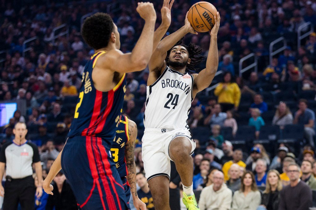 Shorthanded Nets storm back to beat Warriors after star’s injury for ...
