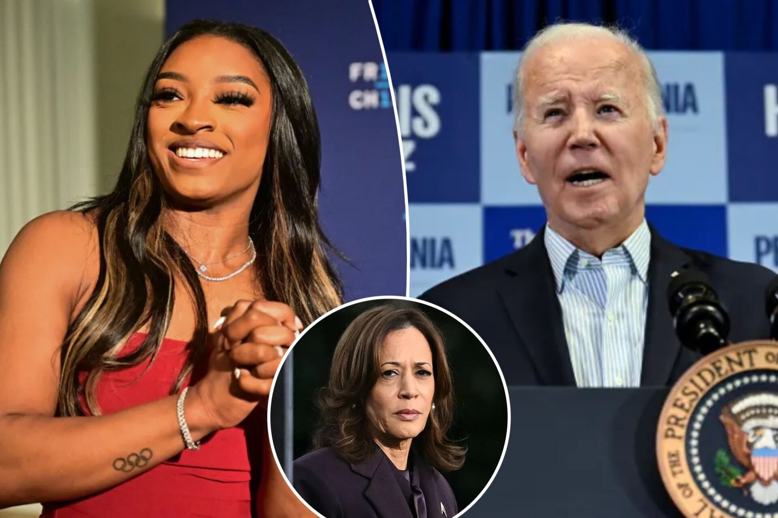 Simone Biles sends message to Joe Biden after Kamala Harris defeat ...
