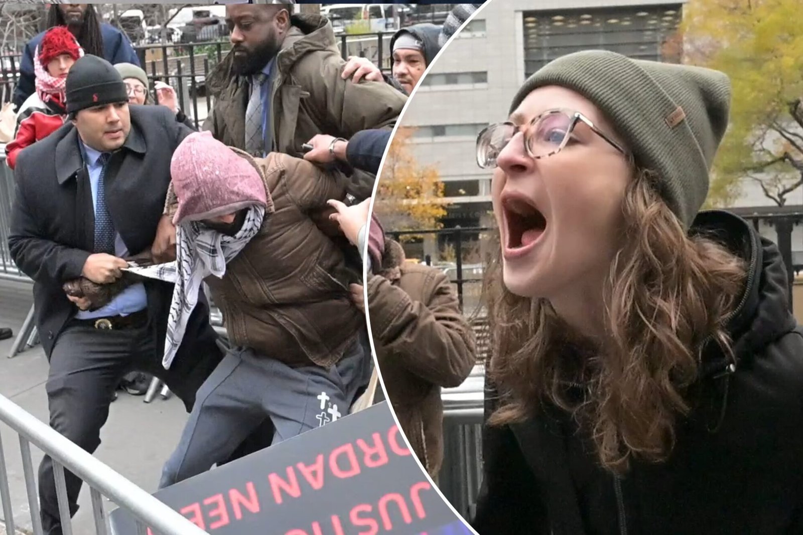 Protests erupt outside NYC courthouse after Daniel Penny not guilty ...
