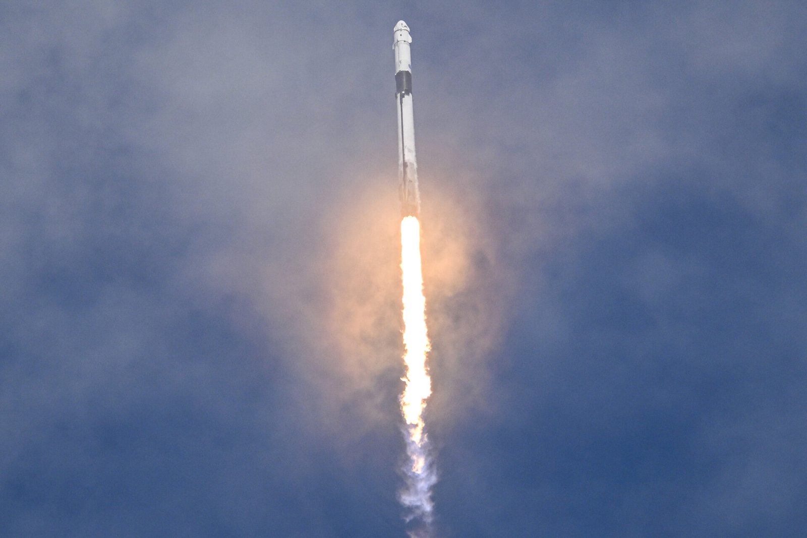 SpaceX halted rocket launch seconds before takeoff after a plane flew ...