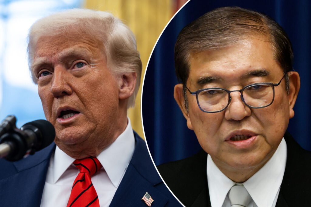 President Trump and Japanese PM Shigeru Ishiba address the media - New ...