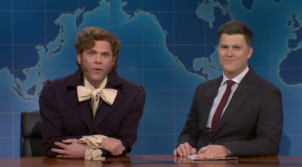 Colin Jost gets roasted on ‘SNL’ for making less money than wife ...