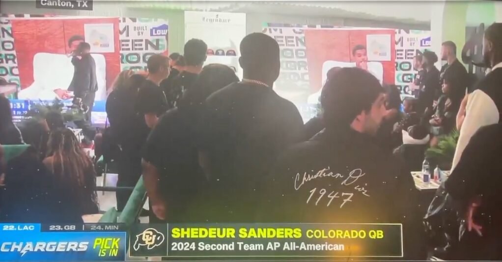 Sad scenes at Shedeur Sanders’ 2025 NFL Draft party as QB crashes out ...