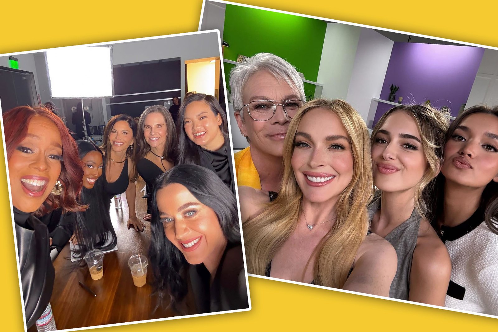 Star Snaps Of The Week Girl Gang Assemble Lindsay Lohan Katy Perry