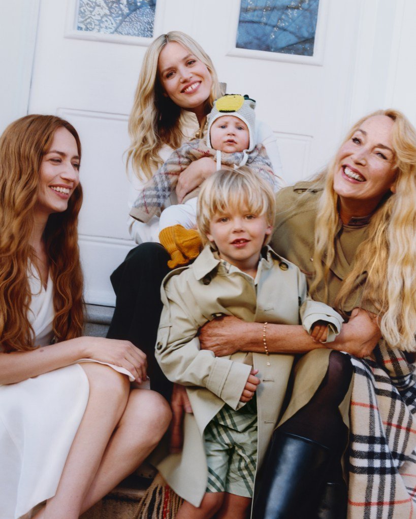 Jerry Hall poses with daughters Georgia May and Lizzy Jagger, plus her ...