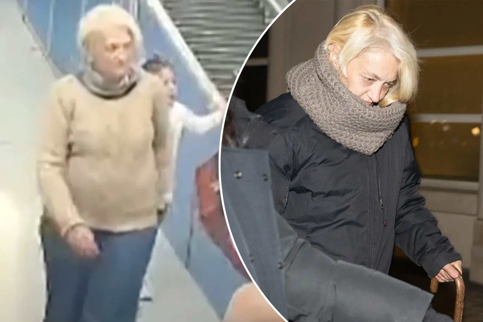 Surveillance footage shows how JFK stowaway Svetlana Dali slipped past ...