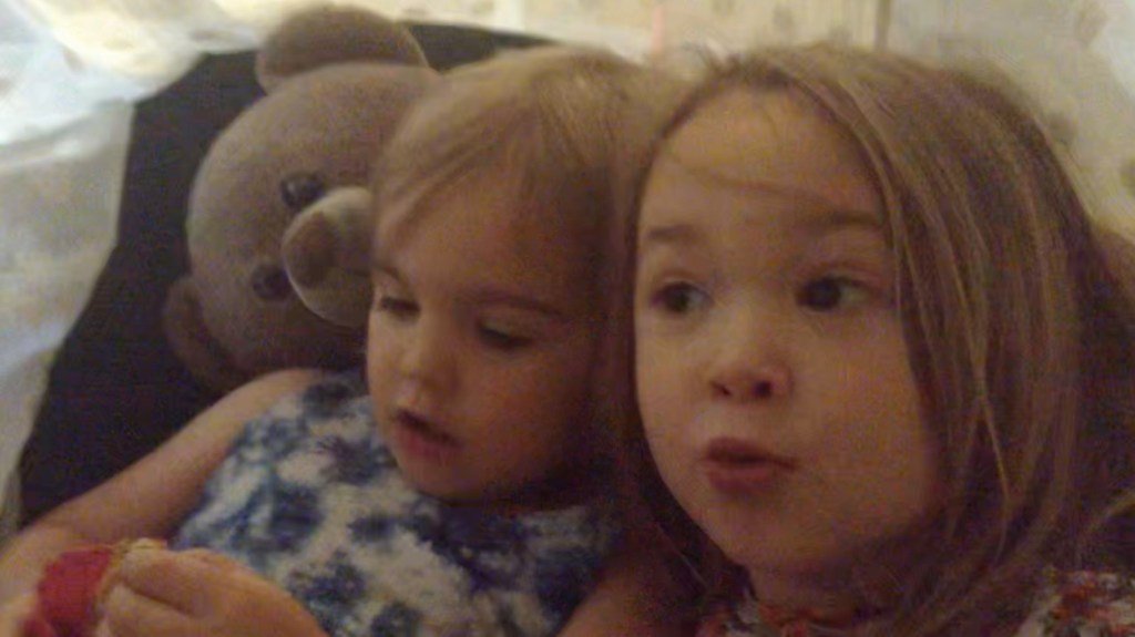 Heartbreaking videos shows the three Decker sisters laughing, playing ...