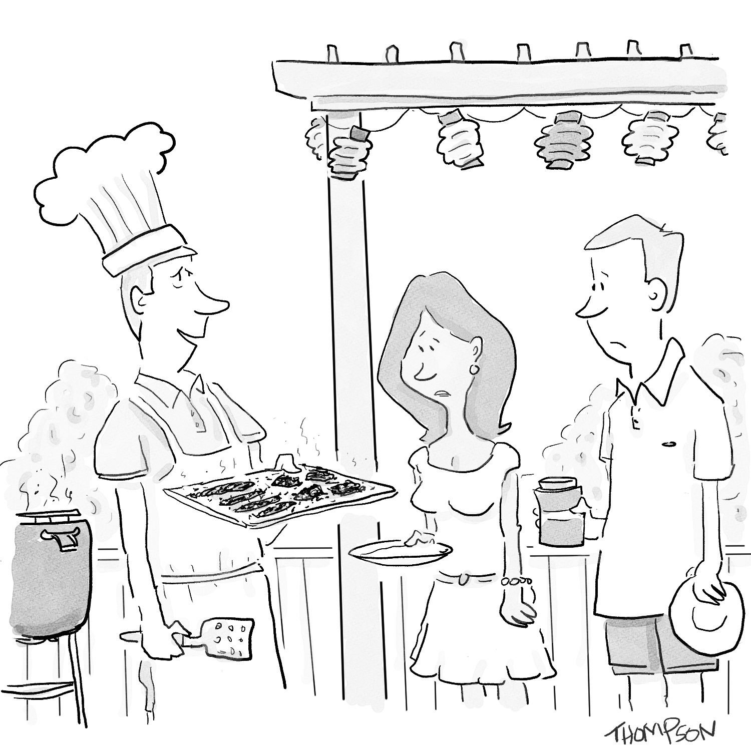 Daily Cartoon: Thursday, July 31st - New York Hots!