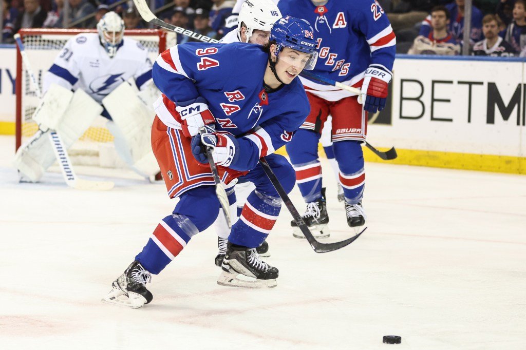 Gabe Perreault ready to take the next big step in his Rangers ...