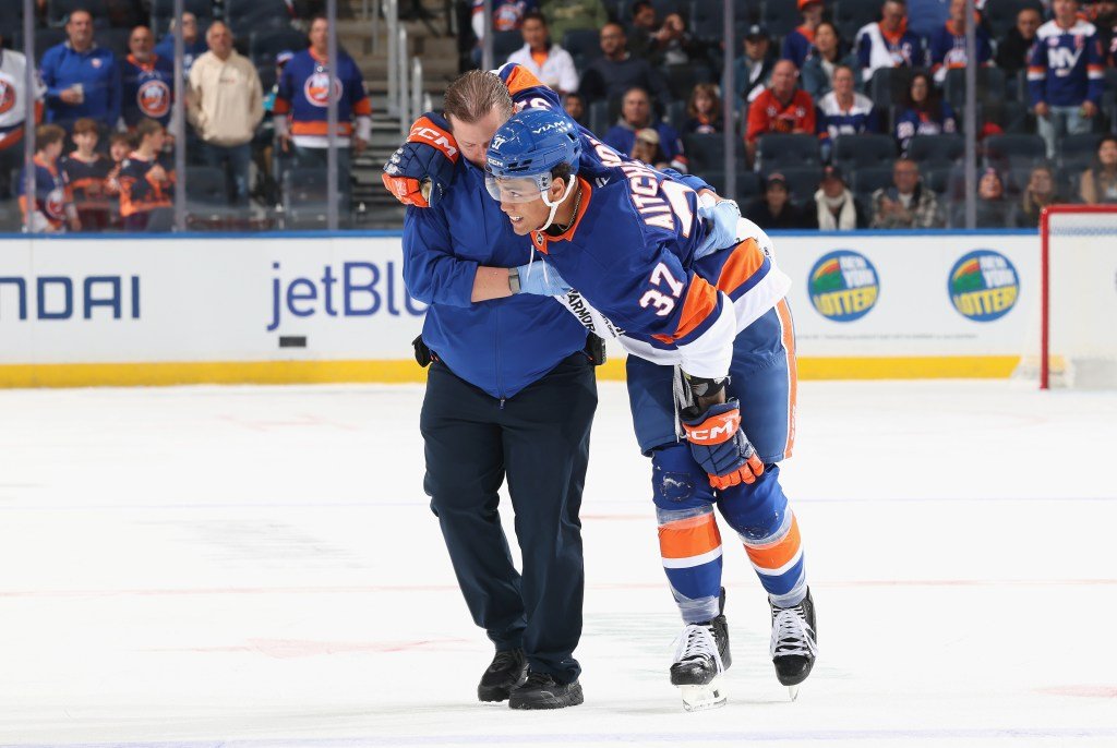 Islanders avoid disaster as Kashawn Aitcheson skirts major injury after ...