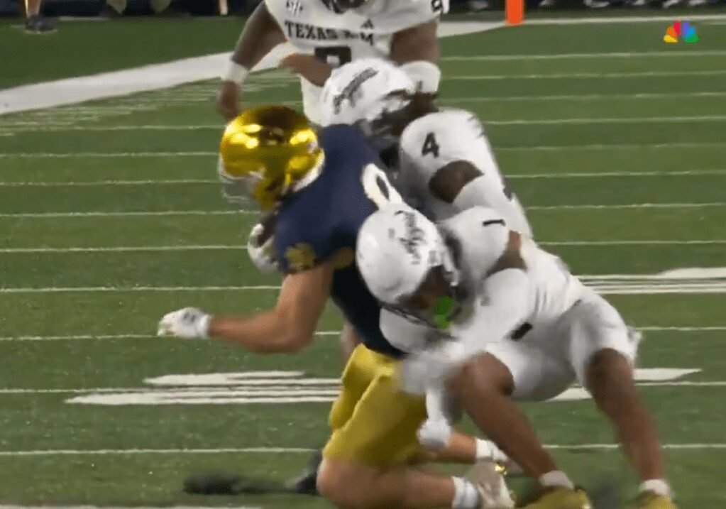 Texas A&M defensive back Bryce Anderson carted off field in scary scene - New York Hots!