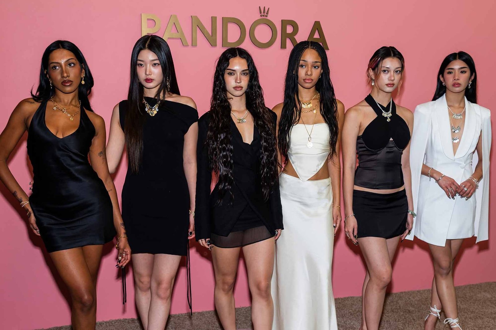 Katseye, Tyla and Pam Anderson attend Pandora Talisman Collection ...