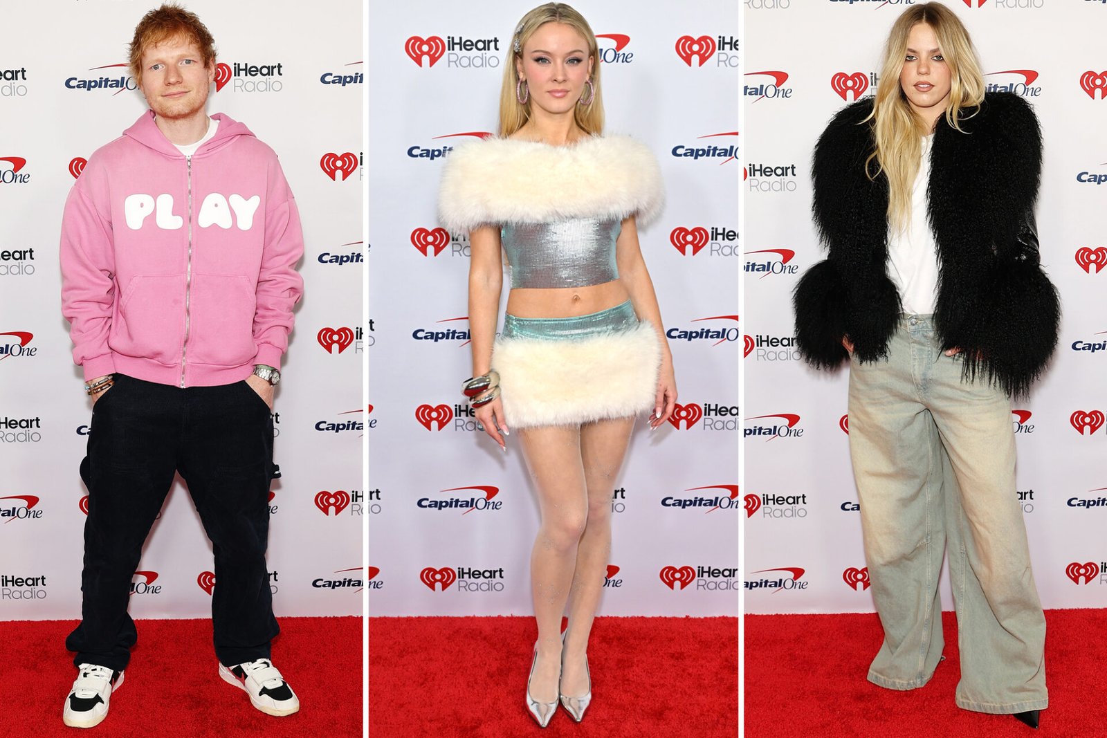 iHeartRadio Z100’s Jingle Ball 2025 red carpet: Ed Sheeran, Zara ...