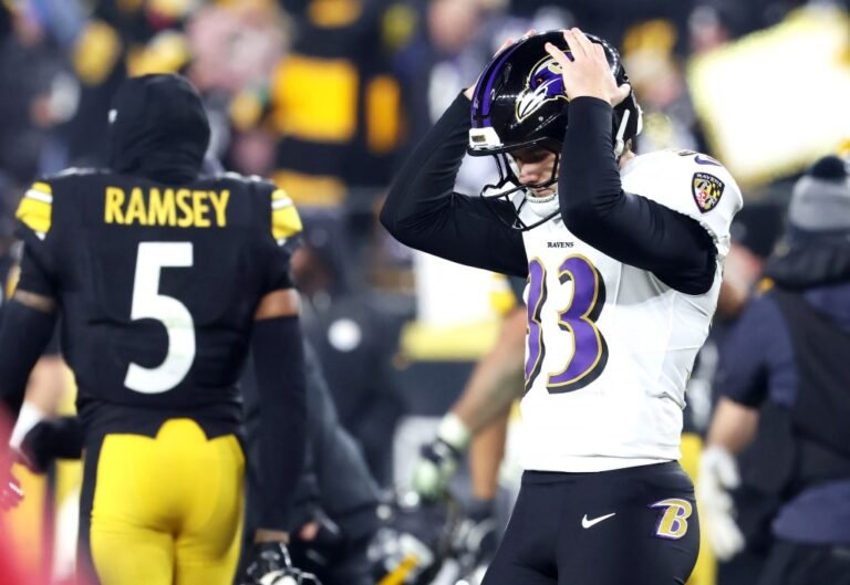 Steelers win AFC North after Ravens’ Tyler Loop misses field goal in ...