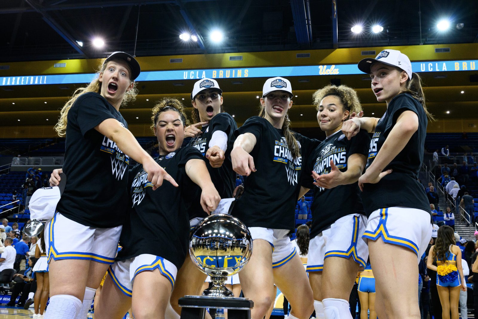 UCLA women clinch Big Ten basketball title on emotional senior day ...