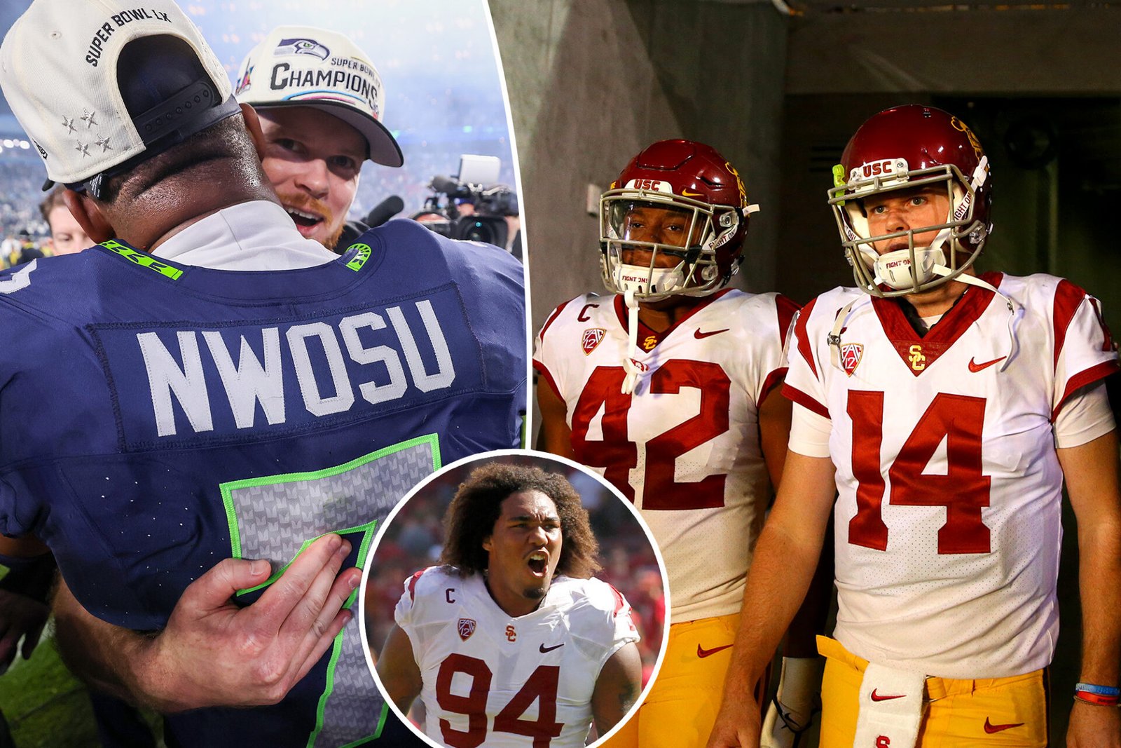 Led by Sam Darnold and Uchenna Nwosu, ‘USC-Hawks’ took over the Super ...