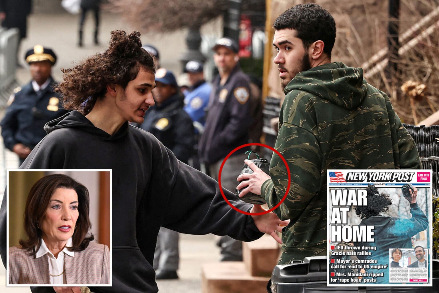Hochul blames ‘both’ anti-Muslim protest and ISIS-inspired bomb ...